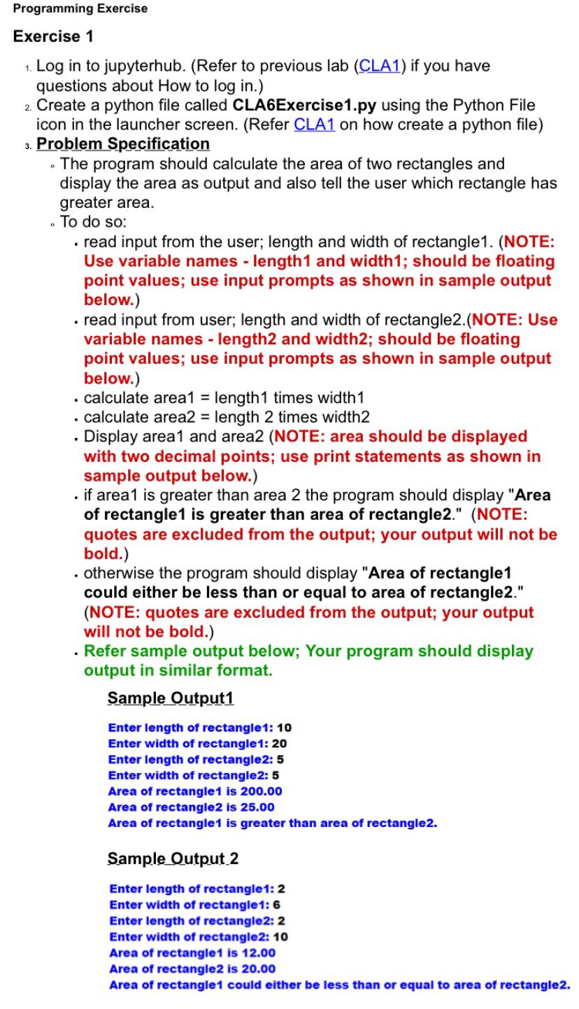 Solved yramming Exercise arcise 1 Log in to jupyterhub. | Chegg.com