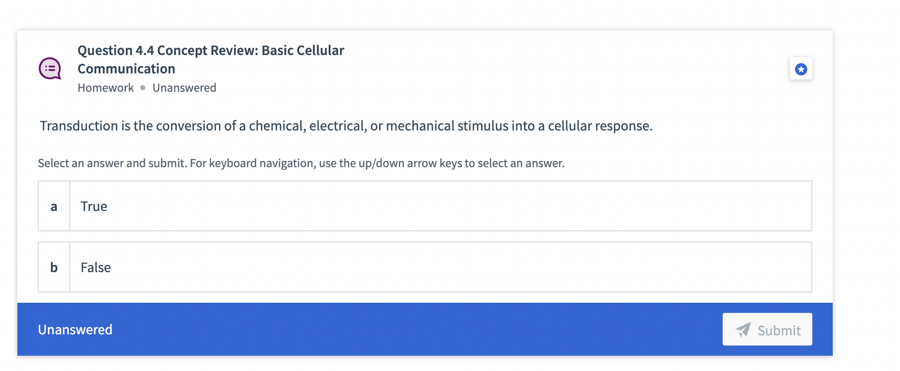 Solved Question 4.4 Concept Review: Basic Cellular | Chegg.com