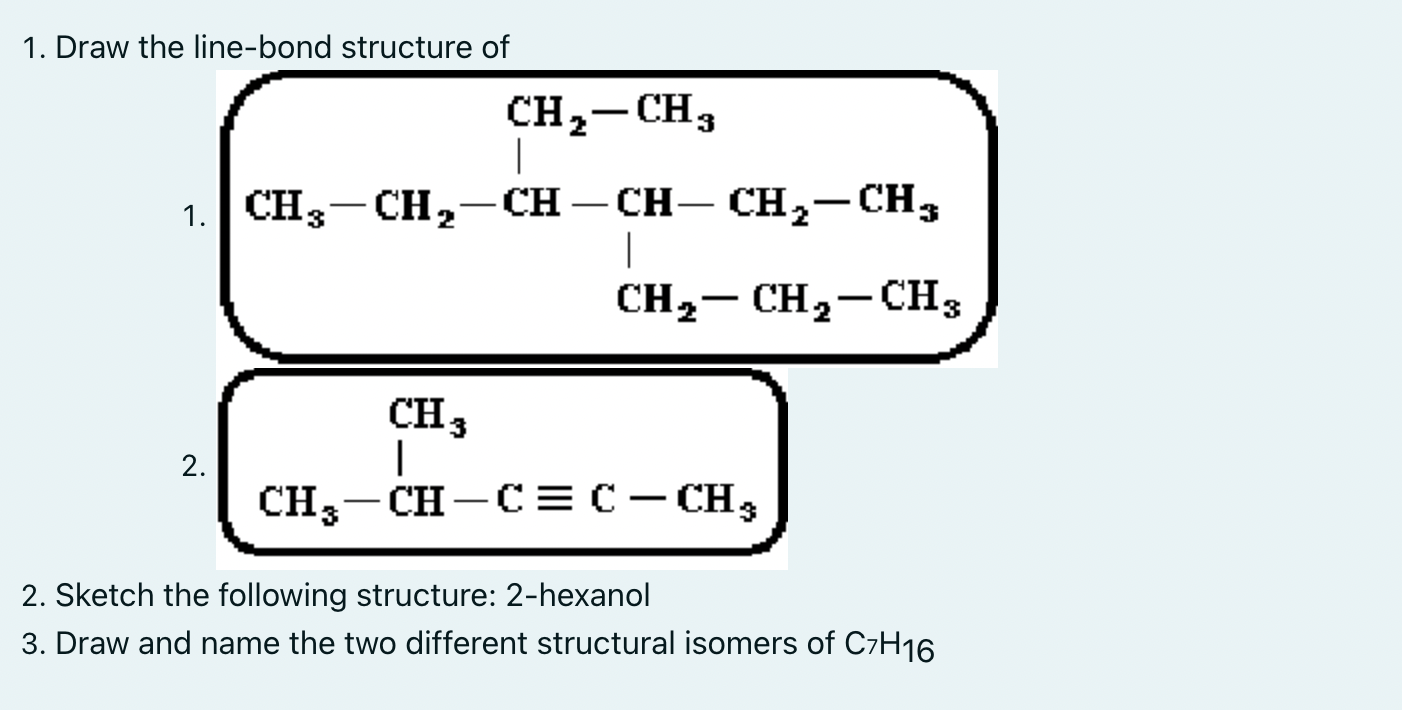 Solved 1. Draw the line-bond structure of CH2-CH, | 1. | Chegg.com
