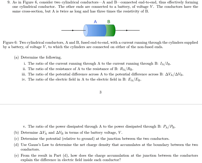 Solved by an EXPERT v. ﻿The ratio of the power dissipated through A to | Chegg.com