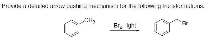 Solved Provide a detailed arrow pushing mechanism for the | Chegg.com