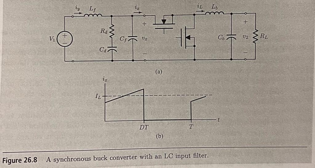 Solved Consider a buck converter and IC input filter like | Chegg.com