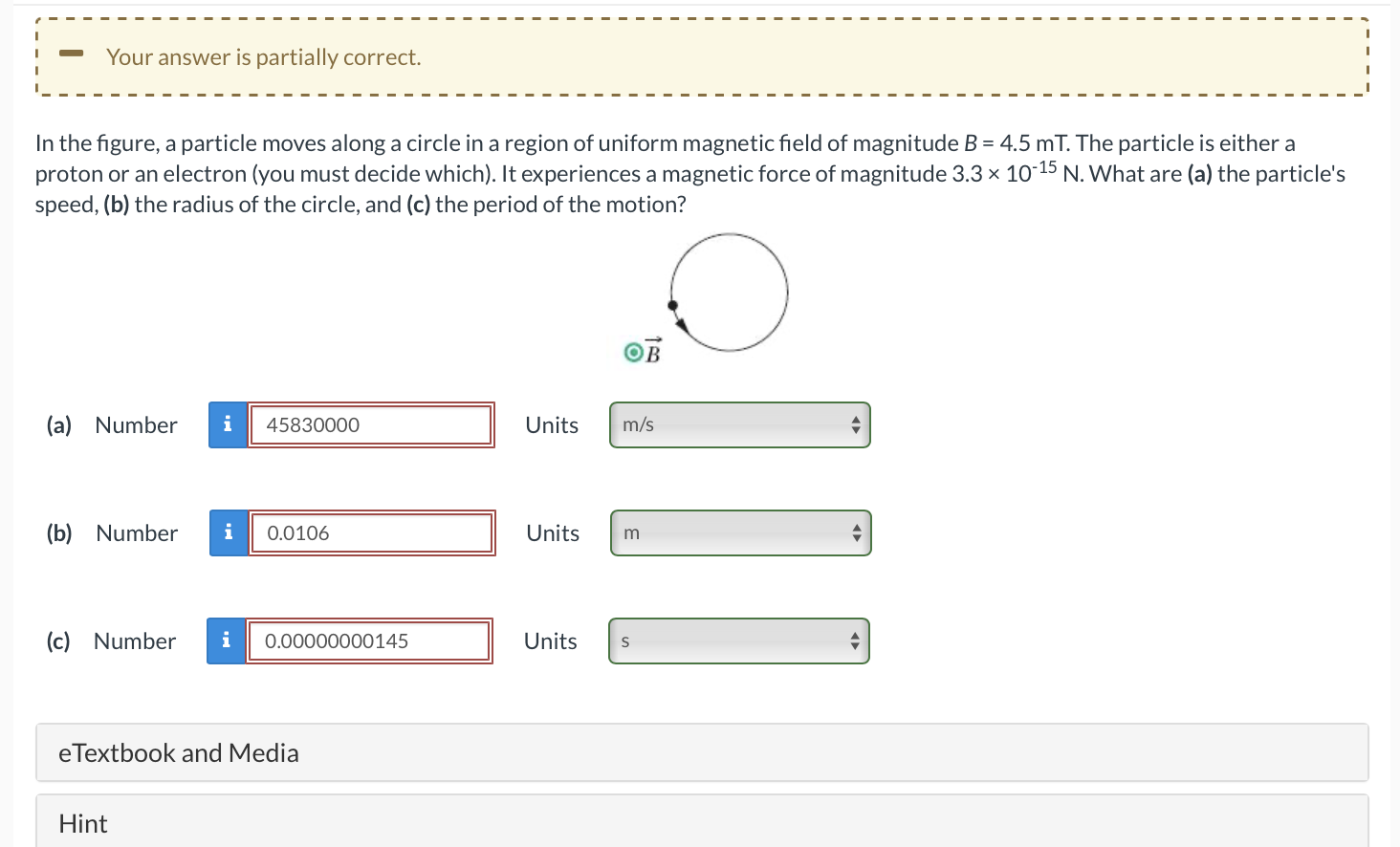 Solved In the figure, a particle moves along a circle in a | Chegg.com