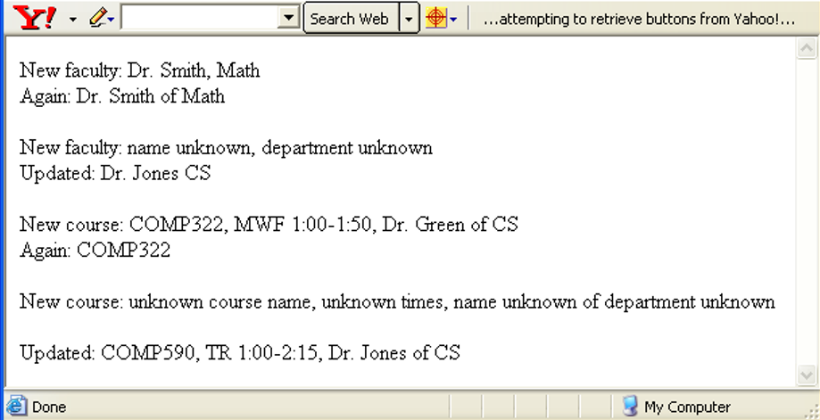 Define constructor functions Faculty and Course An | Chegg.com