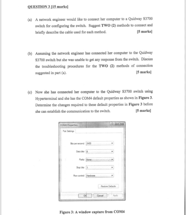 Solved QUESTION 2 115 marks (a) Consider the message M- | Chegg.com