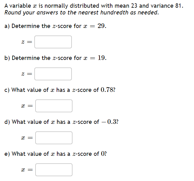 Solved Use the Normal Distribution to Answer Questions 5-10 | Chegg.com