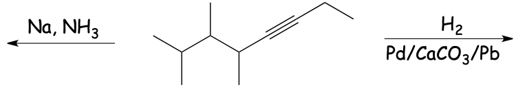 Solved Na, NH3 H₂ Pd/CaCO3/Pb Cl2, H20 KMnO4. H20 1. | Chegg.com