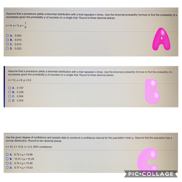 Solved Assume that a procedure yields a binomial | Chegg.com