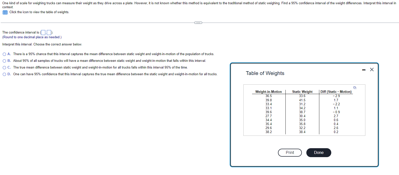 Solved context.囲 ﻿Click the icon to view the table of | Chegg.com