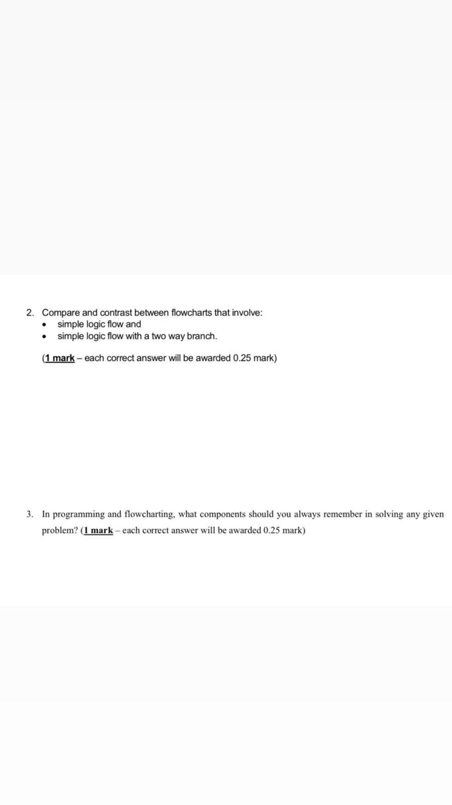 Solved 2. Compare and contrast between flowcharts that | Chegg.com Solved 2. Compare and contrast between flowcharts that | Chegg.com