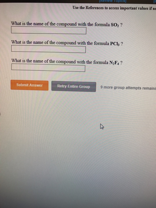 Solved Review Topics) Refere Use the References to access | Chegg.com