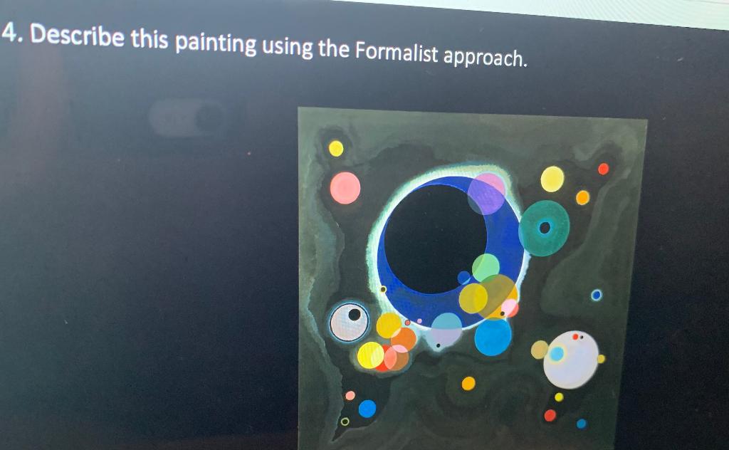 Solved 4. Describe this painting using the Formalist | Chegg.com