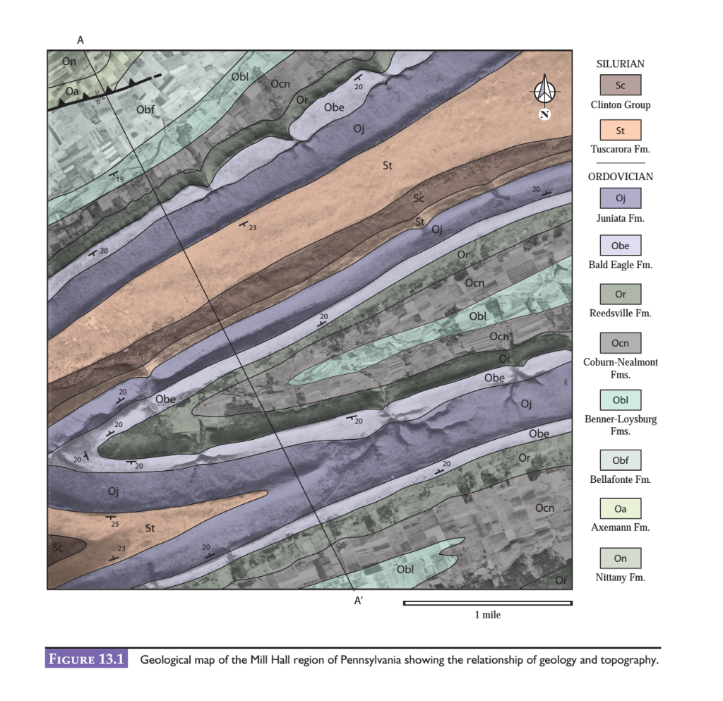 Solved In this exercise, you will draw a geologic cross | Chegg.com