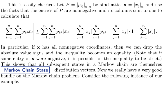 Project: Markov Chains Use MatLab for plotting. | Chegg.com