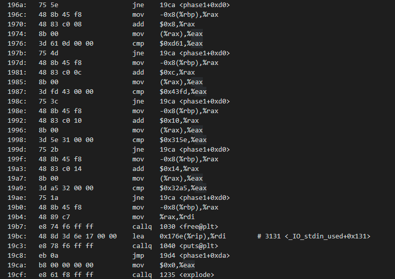Solved Binary Bomb Phase 1: Can you please interpret what | Chegg.com