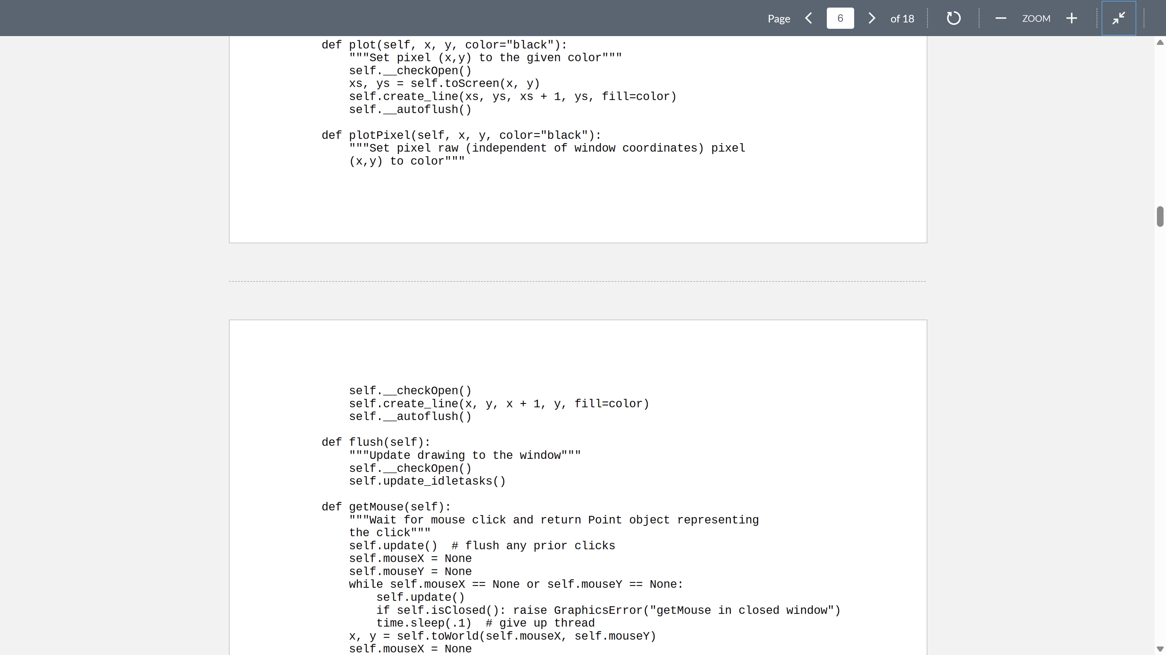 Solved Press Esc to exit full screen from graphics import * | Chegg.com