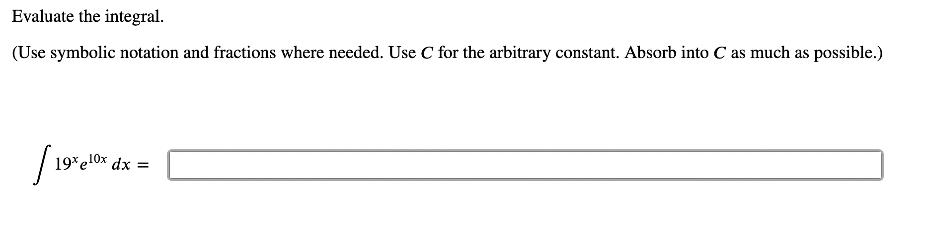 Solved Evaluate the integral.(Use symbolic notation and | Chegg.com