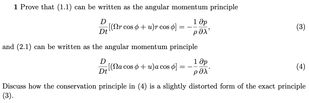 The component equations in spherical coordinates | Chegg.com
