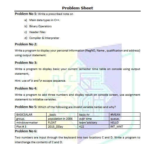 Solved Answer these all problem step by step with problem | Chegg.com