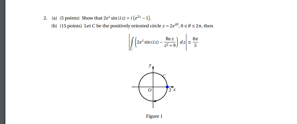 Solved (a) (5 ﻿points) ﻿Show that | Chegg.com