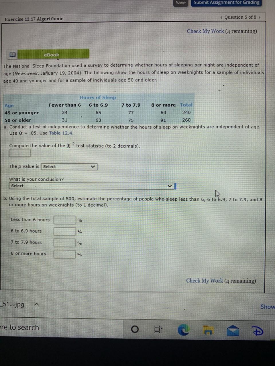 Solved Save Submit Assignment for Grading Exercise 12.17 | Chegg.com