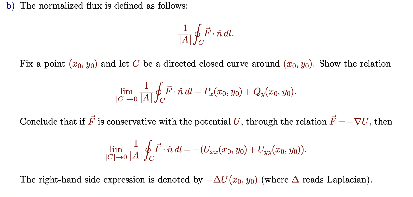 Solved b) ﻿The normalized flux is defined as | Chegg.com