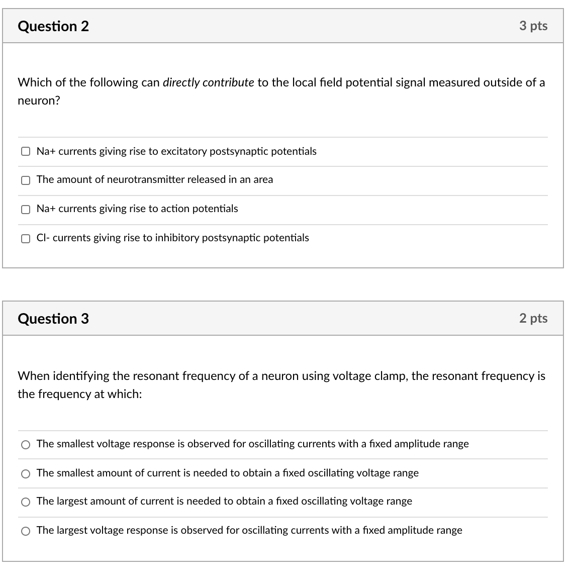 Solved Question 2 3 pts Which of the following can directly | Chegg.com
