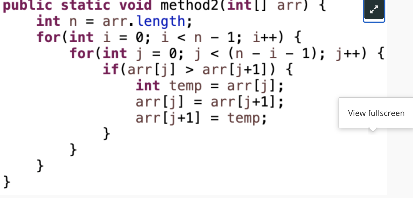 Solved lic static long method1(int [] arr) \{ iong result | Chegg.com