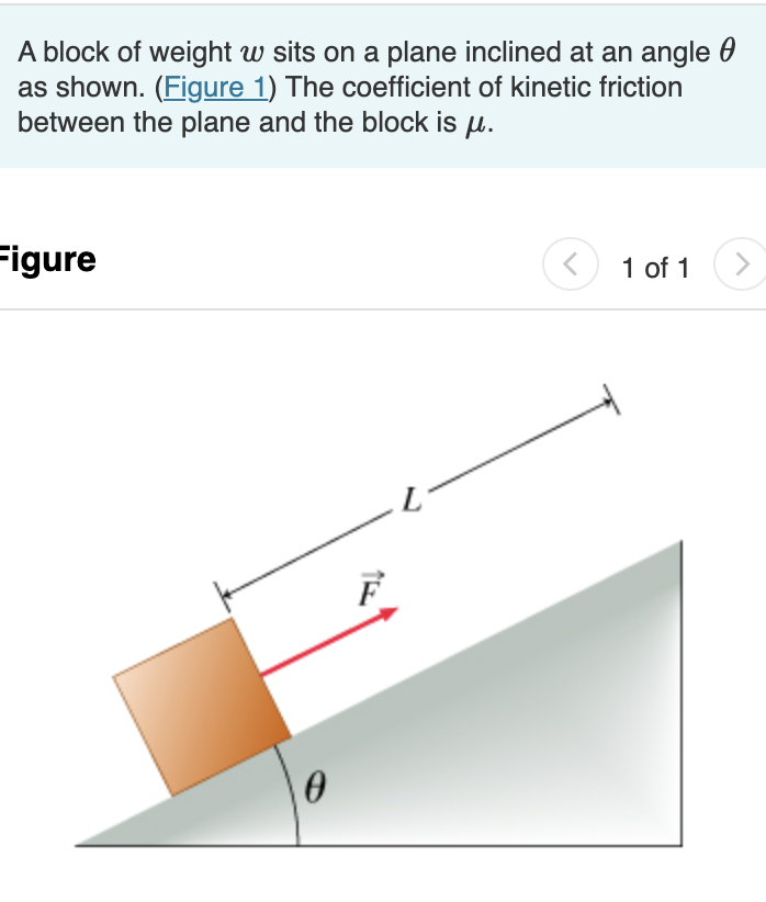 Solved A) What is the work Wf f done on the block by the | Chegg.com