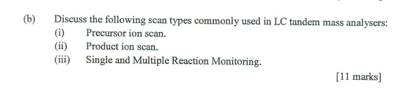 Solved (b) Discuss the following scan types commonly used in | Chegg.com