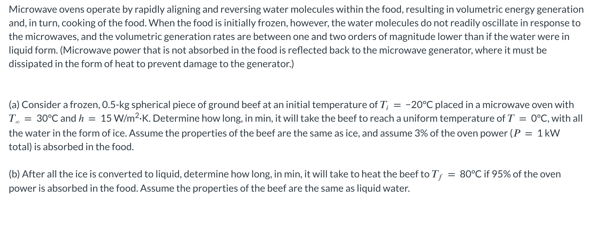 Solved Microwave ovens operate by rapidly aligning and | Chegg.com