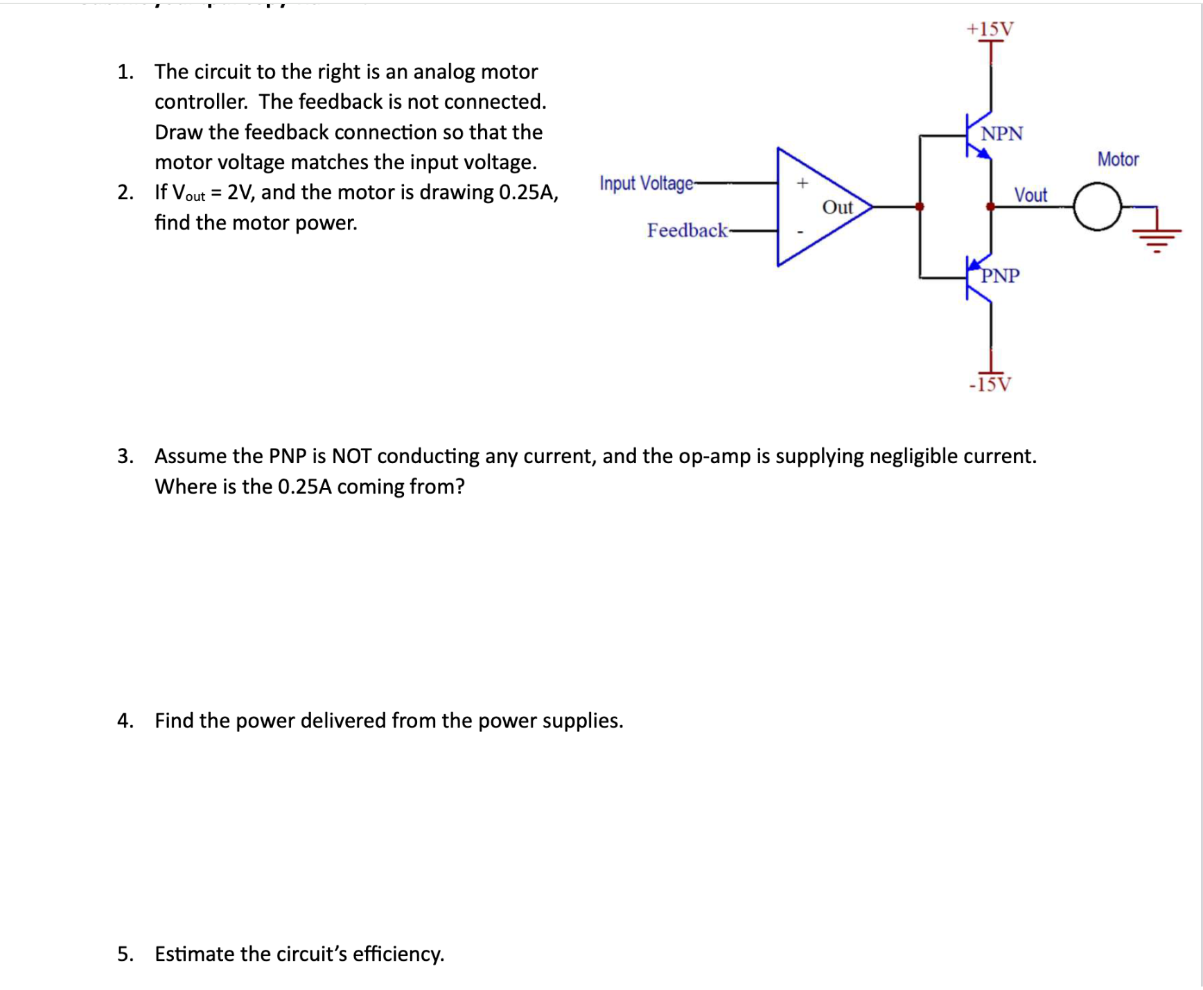 Solved The circuit to ﻿the right is an ﻿analog | Chegg.com