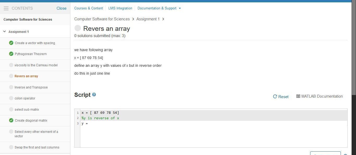 Solved = CONTENTS Close Courses & Content LMS Integration | Chegg.com