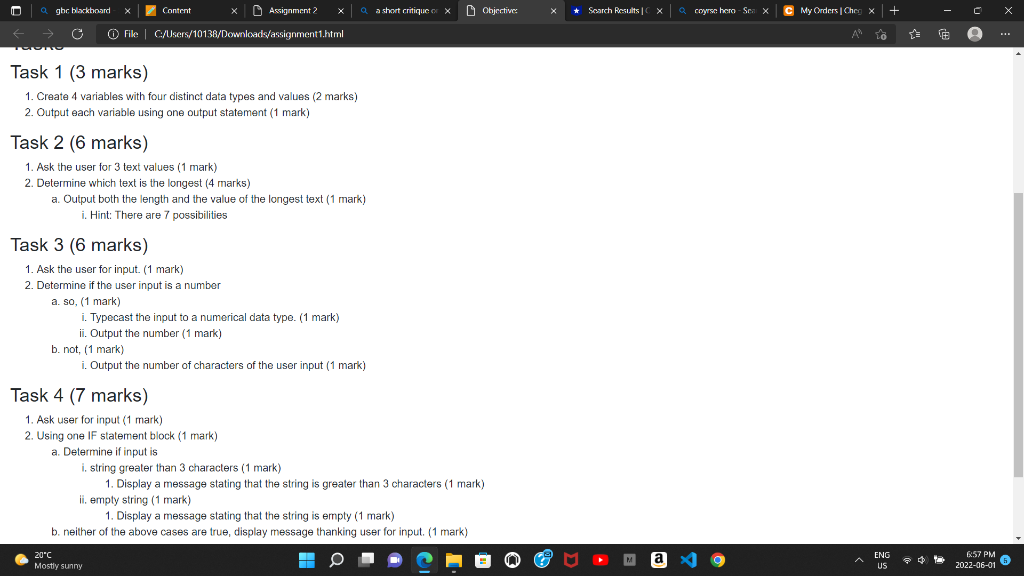 Solved Qgbc blackboard Content Assignment 2 Ű File | Chegg.com