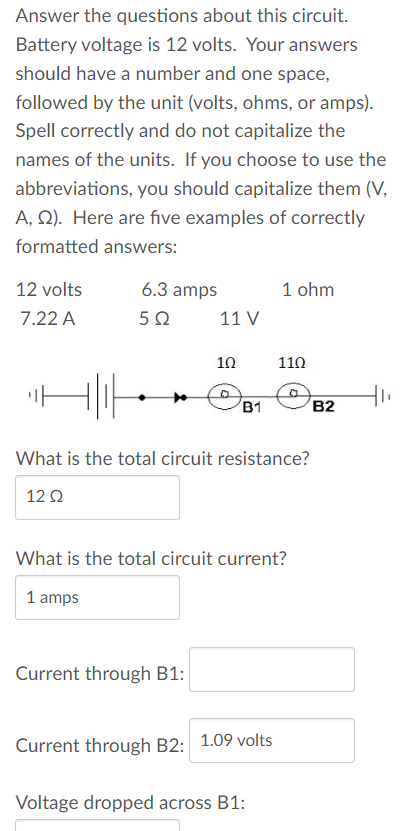 Solved Answer the questions about this circuit. Battery | Chegg.com