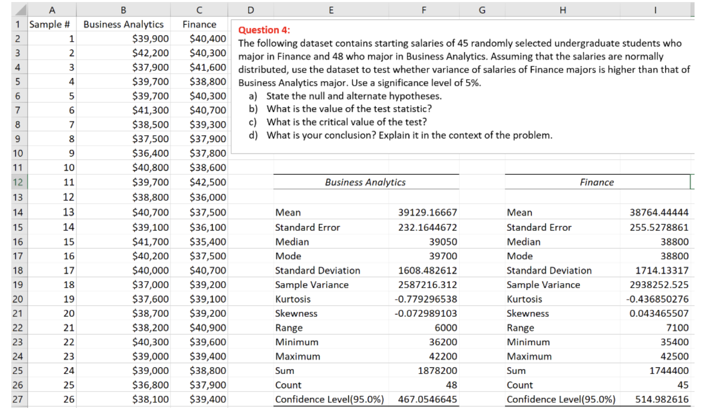 Solved А 1 Sample # 2 1 3 2 4 3 5 4 6 5 7 6 7 8 9 8 10 9 11 | Chegg.com