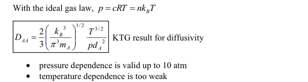 Solved Calculate The Diffusivity Of Water As A Liquid At