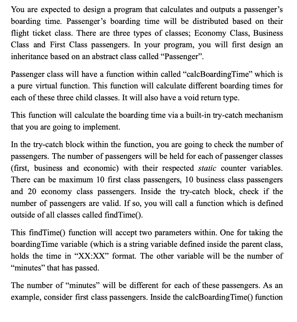 Solved You are expected to design a program that calculates | Chegg.com