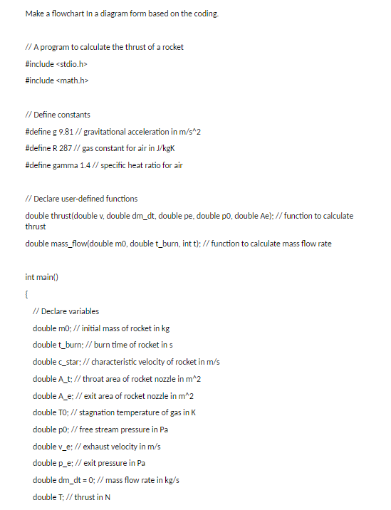 Make a flowchart In a diagram form based on the | Chegg.com