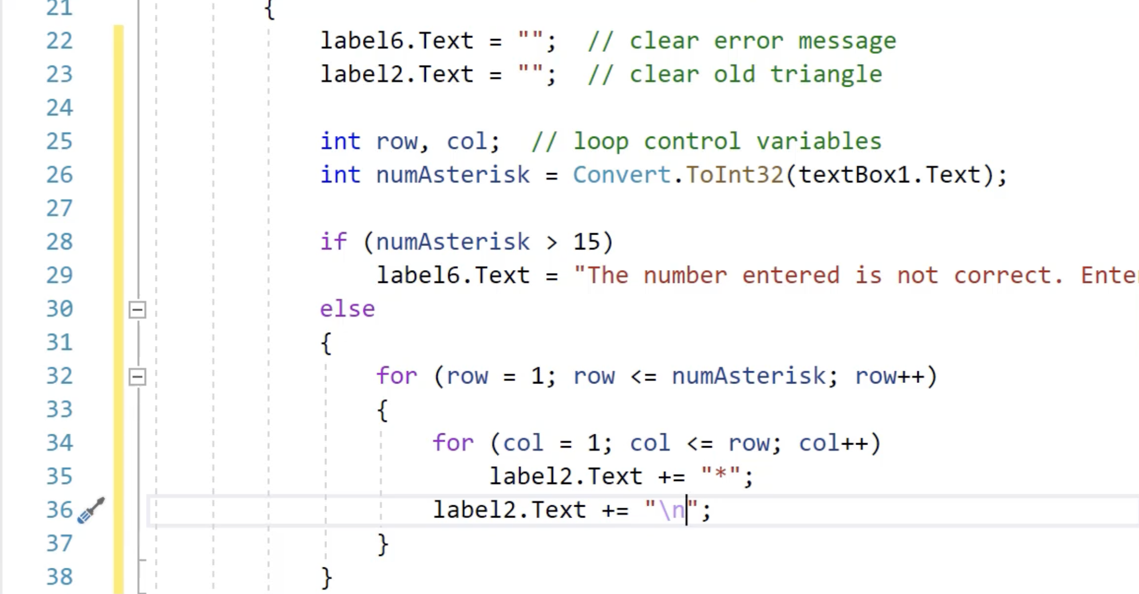Solved 1 reference private void button1_Click(object sender, | Chegg.com