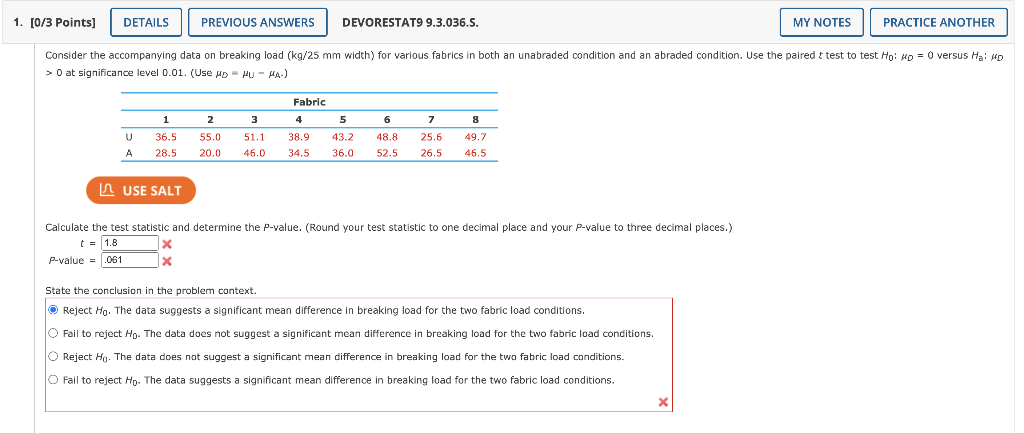 Solved 1. [0/3 Points] DETAILS PREVIOUS ANSWERS DEVORESTAT9 | Chegg.com