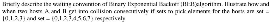 Solved Briefly describe the waiting convention of Binary | Chegg.com