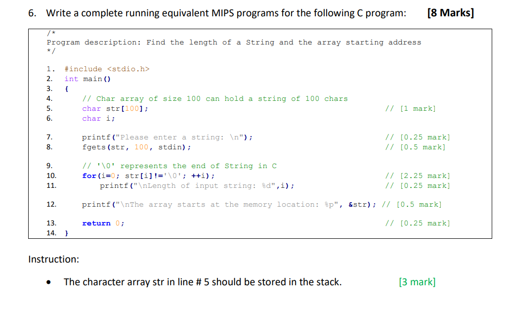 Solved 6. Write a complete running equivalent MIPS programs | Chegg.com Solved 6. Write a complete running equivalent MIPS programs | Chegg.com