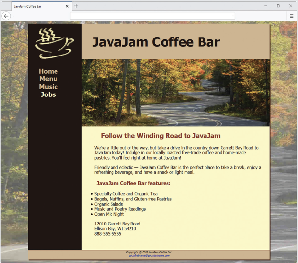 Solved Follow the Winding Road to JavaJam We're a little out | Chegg.com