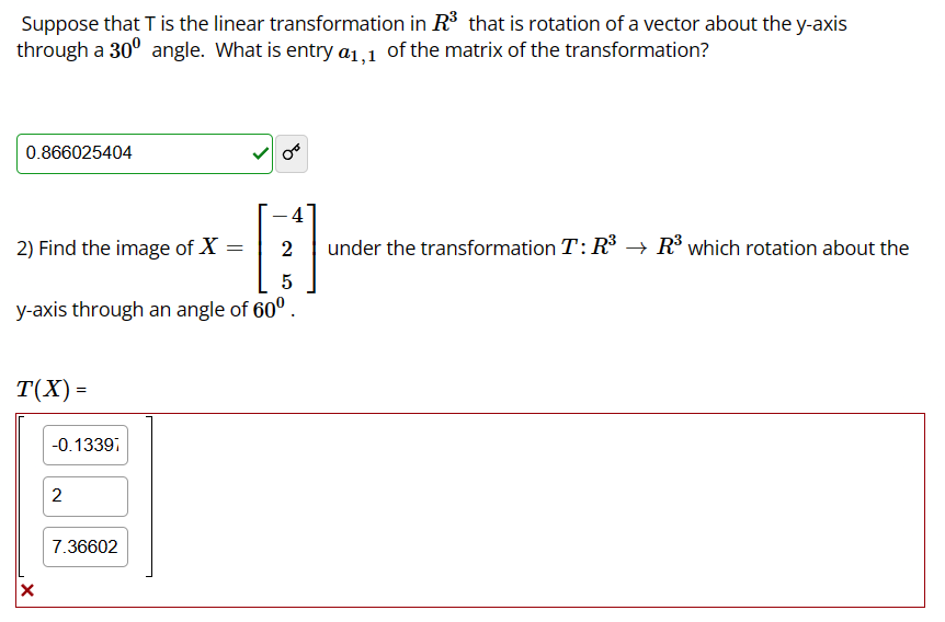 Solved Suppose that T ﻿is the linear transformation in R3 | Chegg.com