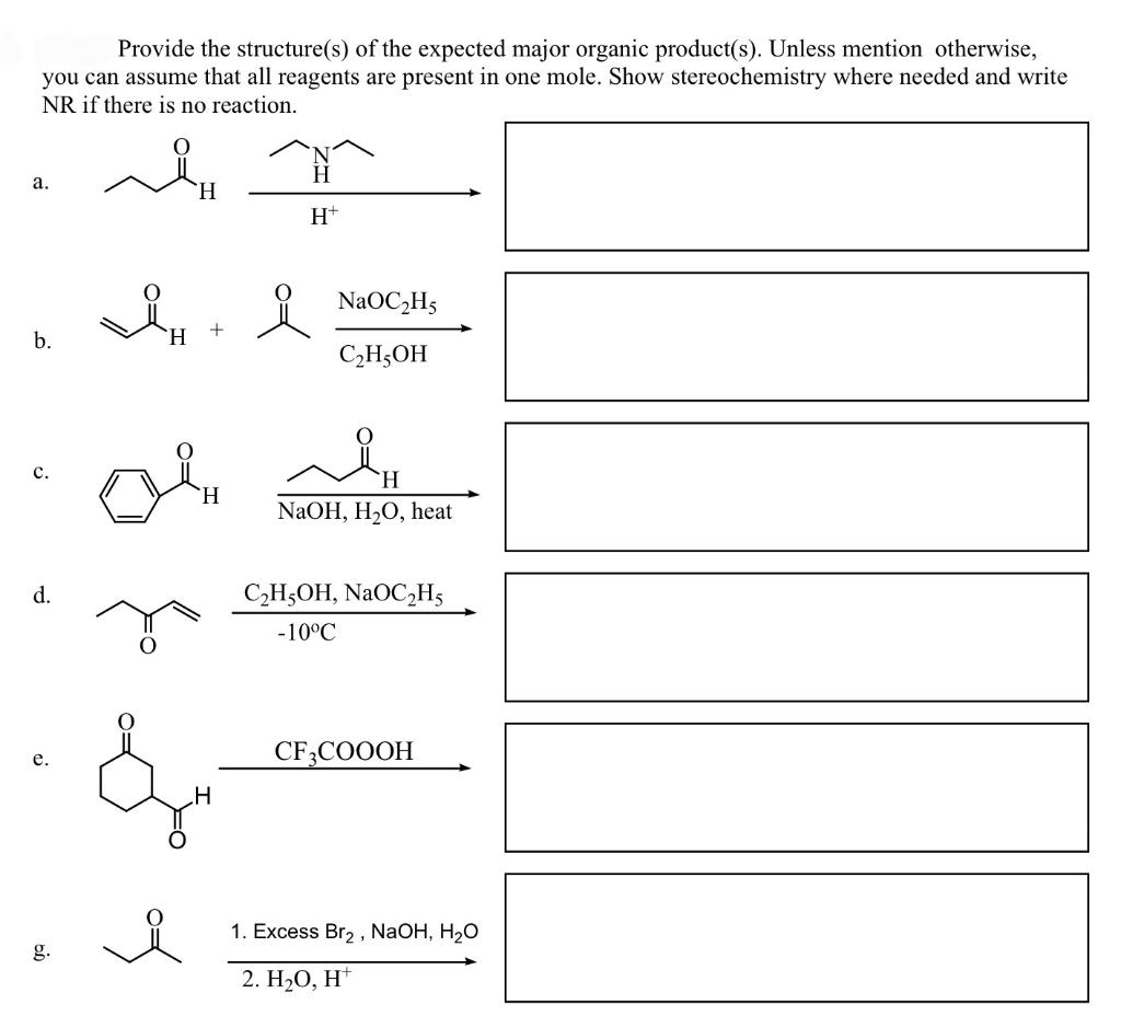 Solved Provide the structure(s) of the expected major | Chegg.com