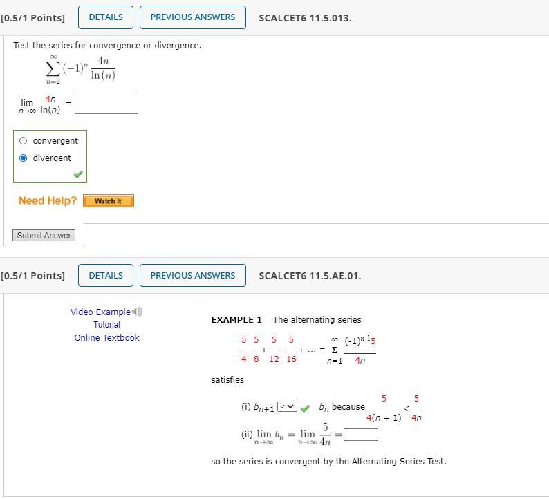 Solved [0.5/1 Points] DETAILS PREVIOUS ANSWERS SCALCET6 | Chegg.com