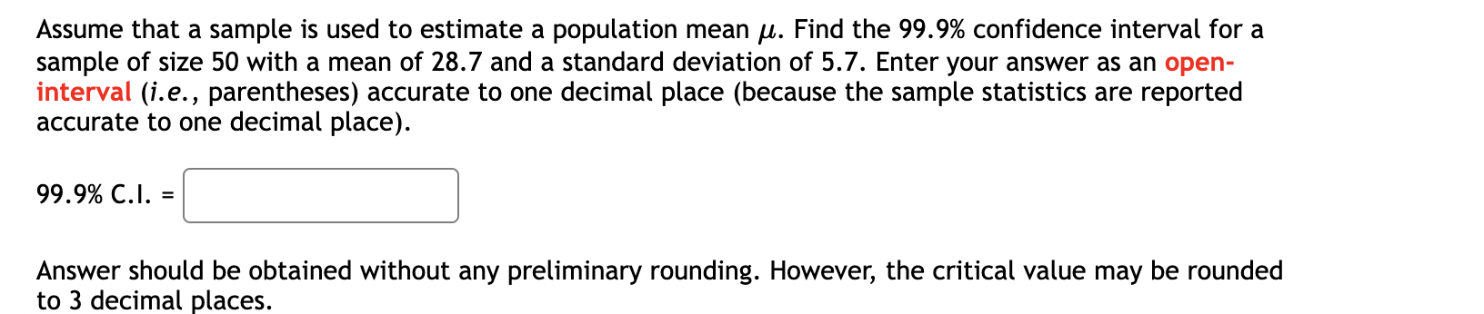 Solved (qu 8.5)Assume that a sample is used to estimate a | Chegg.com
