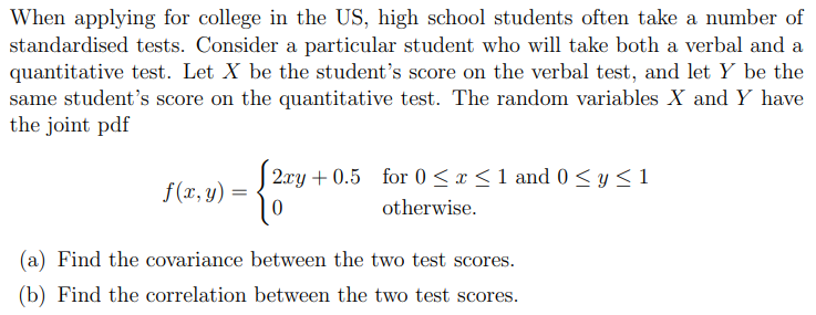 Solved When applying for college in the US, high school | Chegg.com