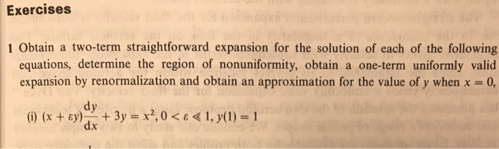 Solved Exercises 1 Obtain a two-term straightforward | Chegg.com